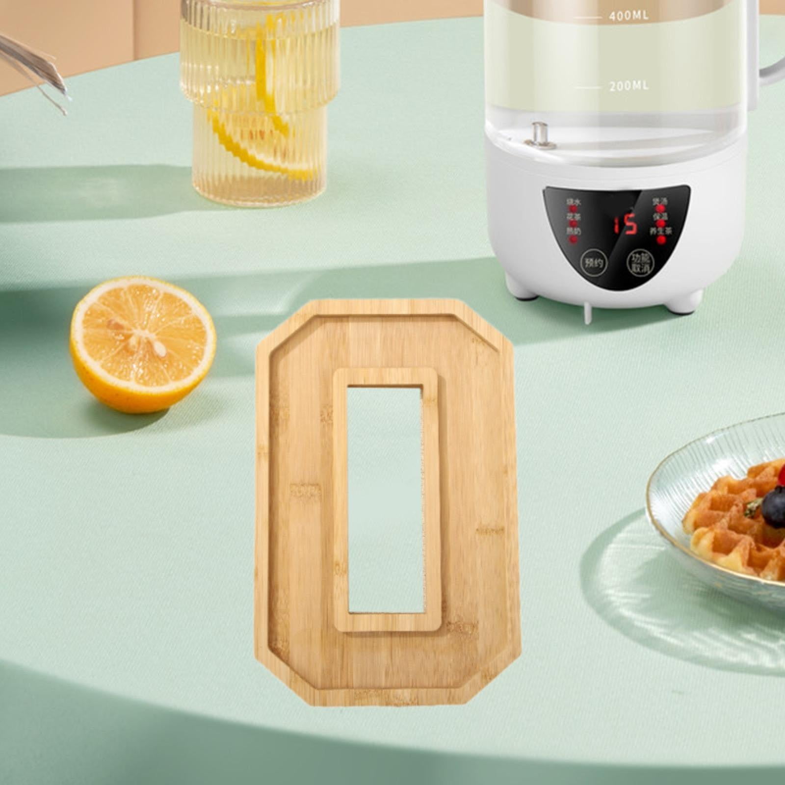 Fancyes Wooden Number Serving Tray Board Box Serving Platter Food Plate ...