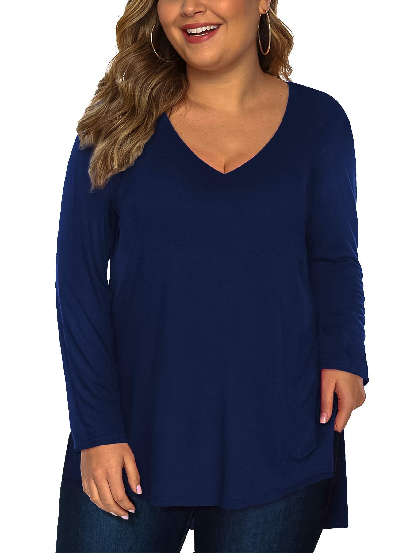 Walmart Black Friday Deals 2025 - Fancyglim Womens Plus Size T-Shirts ...