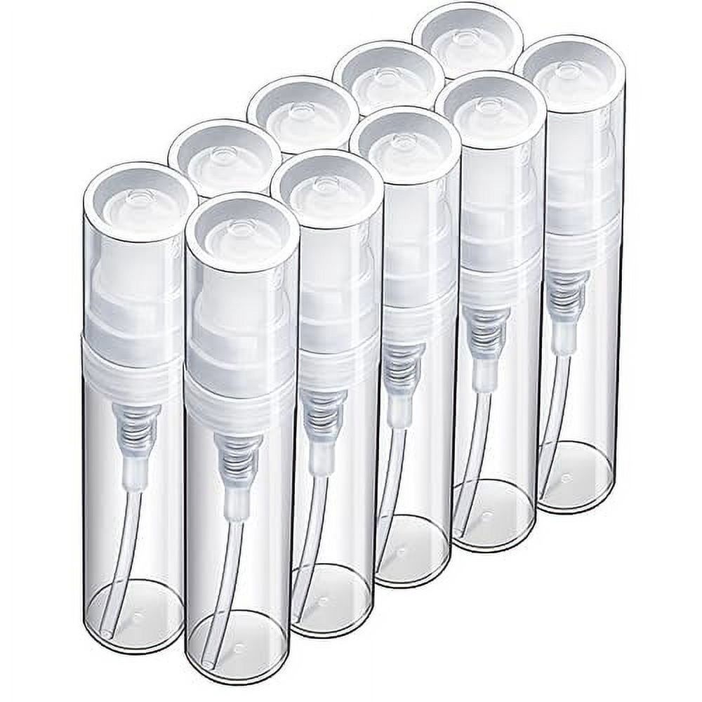 Fandamei 3ml Mini Spray Bottle, 10 Pack 3ml Mini Clear Plastic Spray ...