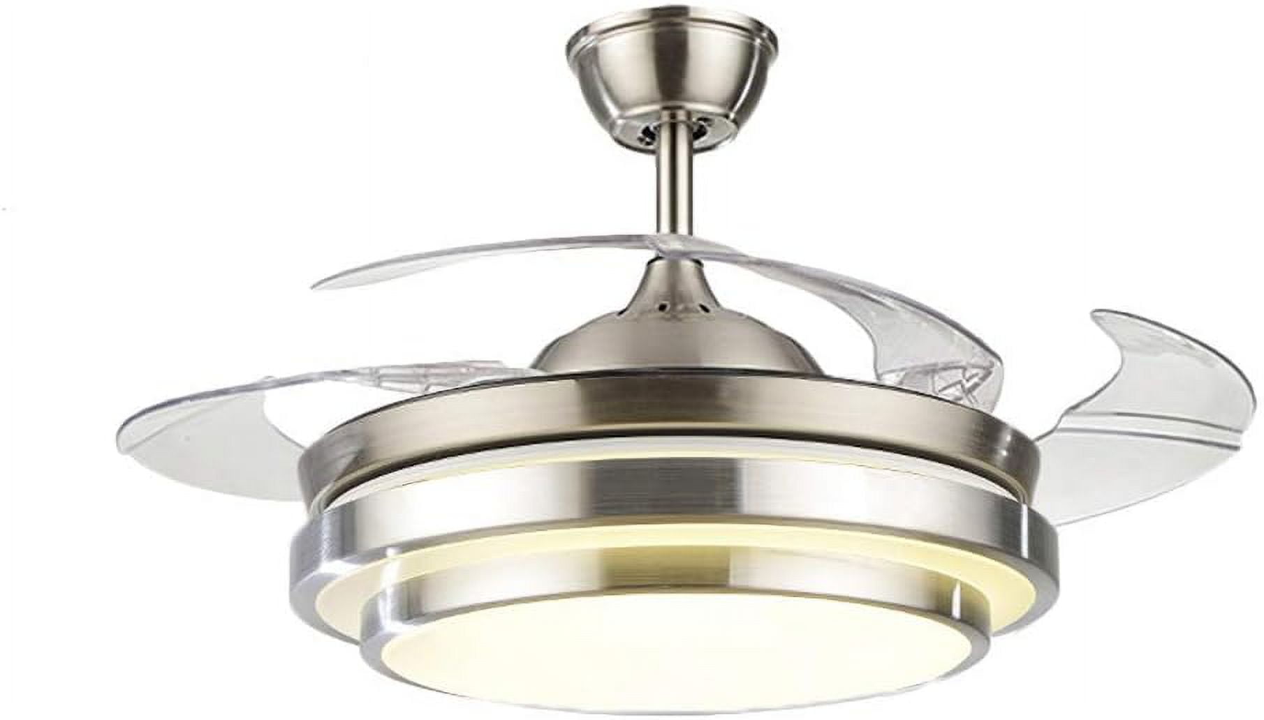 Fandian 36Inch Modern Ceiling Fans with Light Remote Control ...