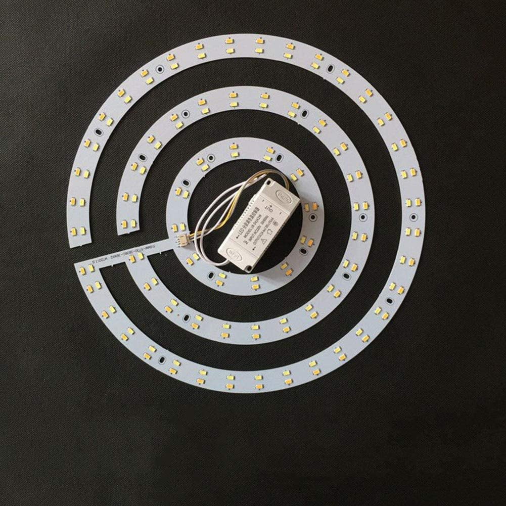 Fandian Ceiling Fan Light Kit,36W Led Driver with 3 Color Changes Led ...