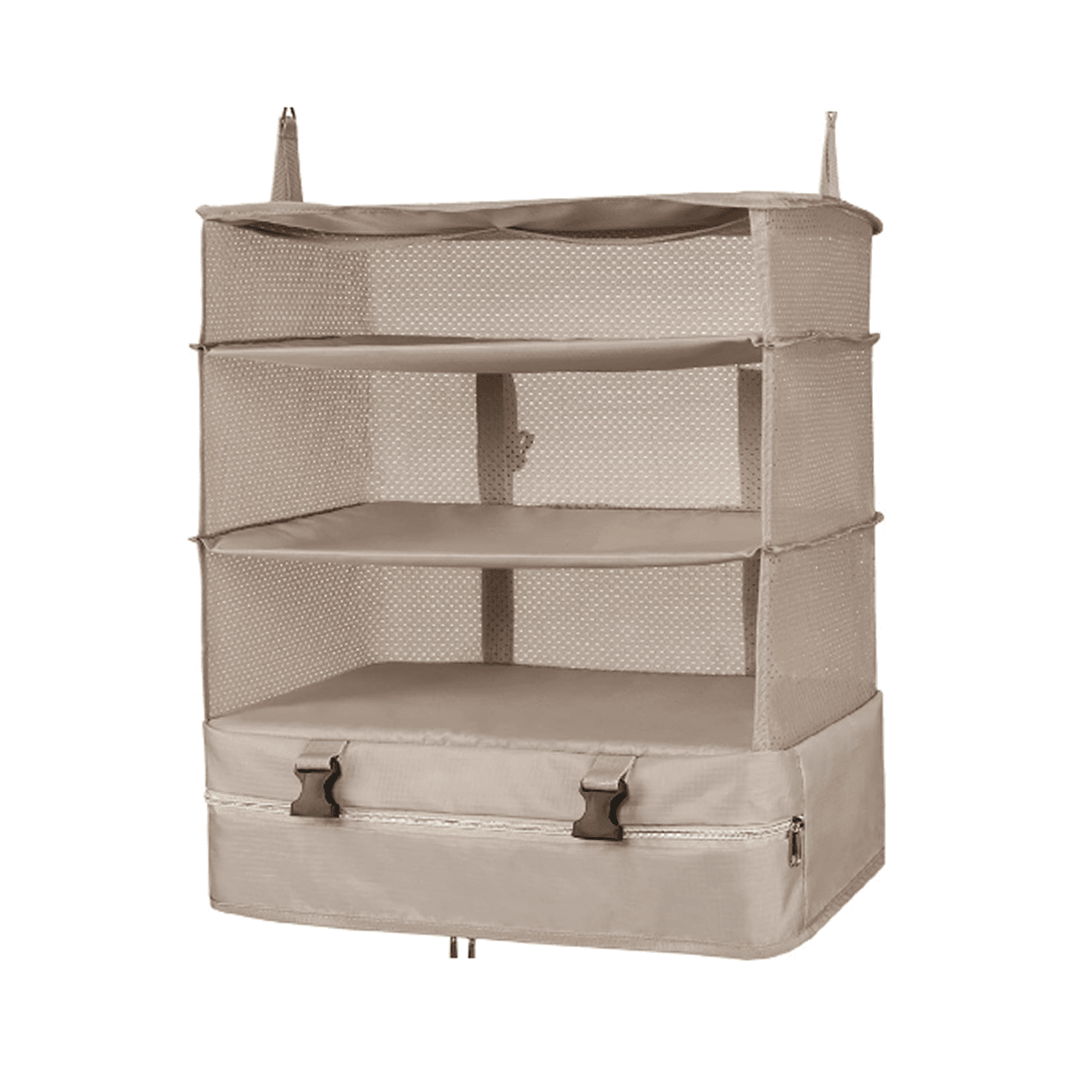 Fandina Travel Bag Hanging Shelves Bag with 3 Layers, Packing Cube ...