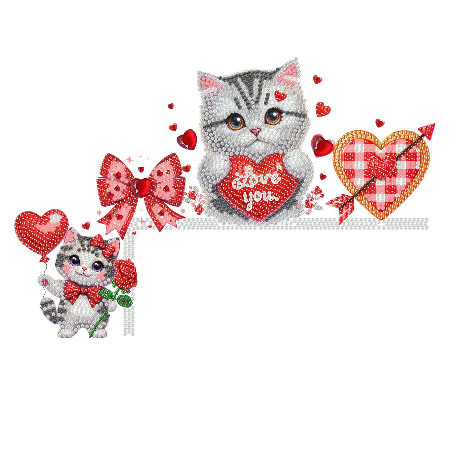 FangYYuan DIY Diamond Wall Stickers Diamond Art Painting Valentine's ...