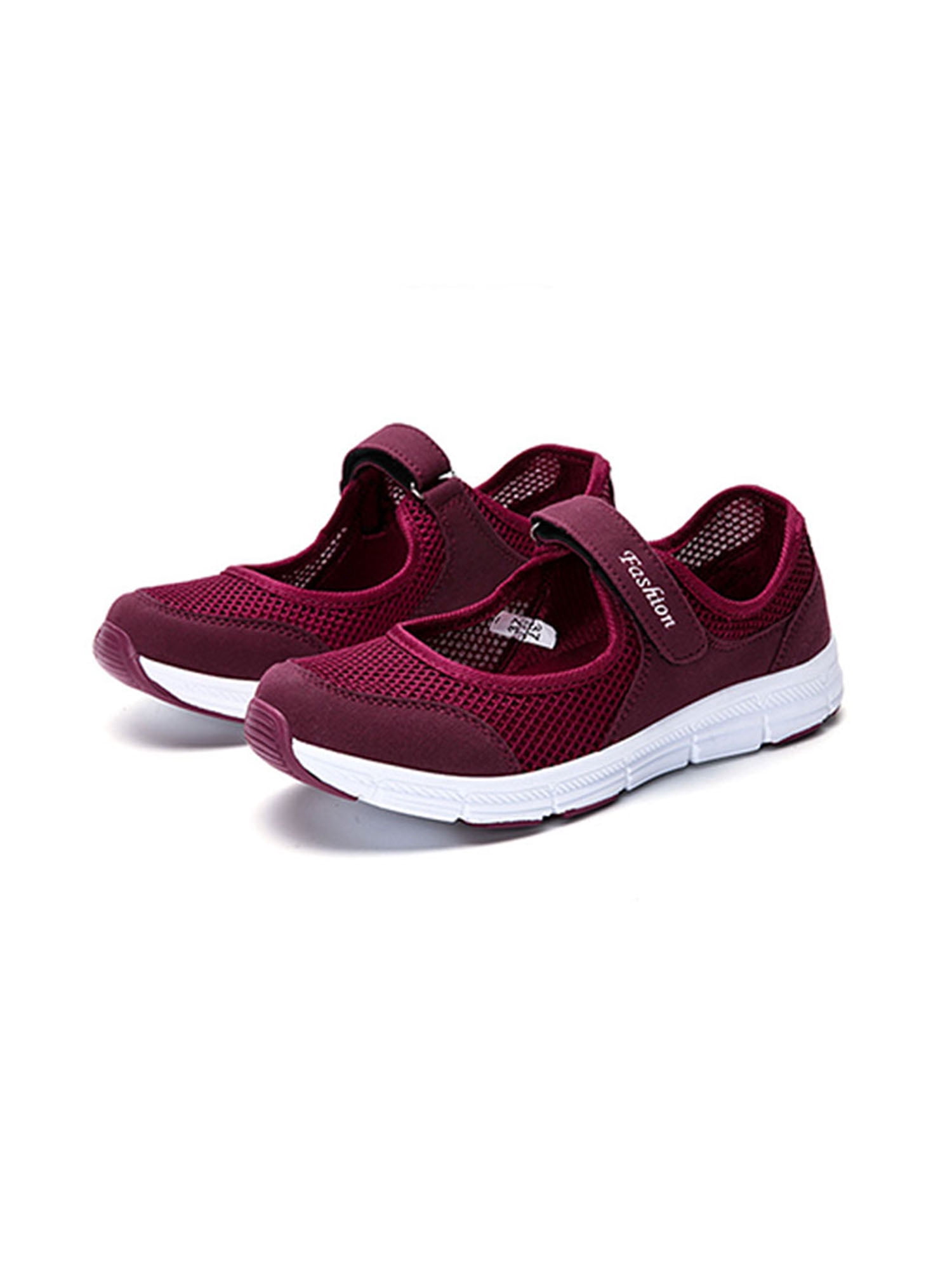 Fangasis Women Flats Comfort Mary Jane Sneakers Round Toe Casual Shoe ...