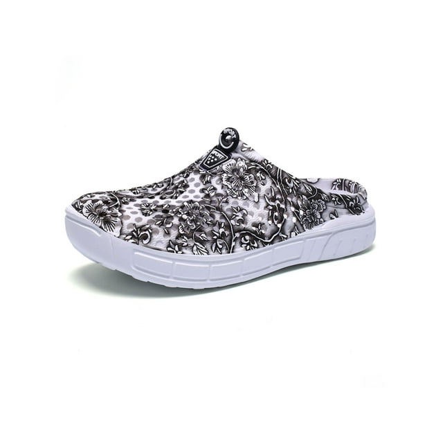 Fangasis Adult Lightweight Comfort Clogs Slippers, Breathable Garden ...