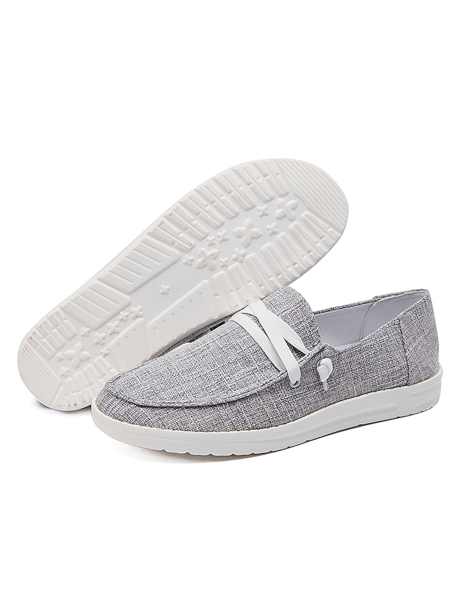 Fangasis Women's Slip On Loafer Canvas Low Top Fashion Sneakers Casual ...