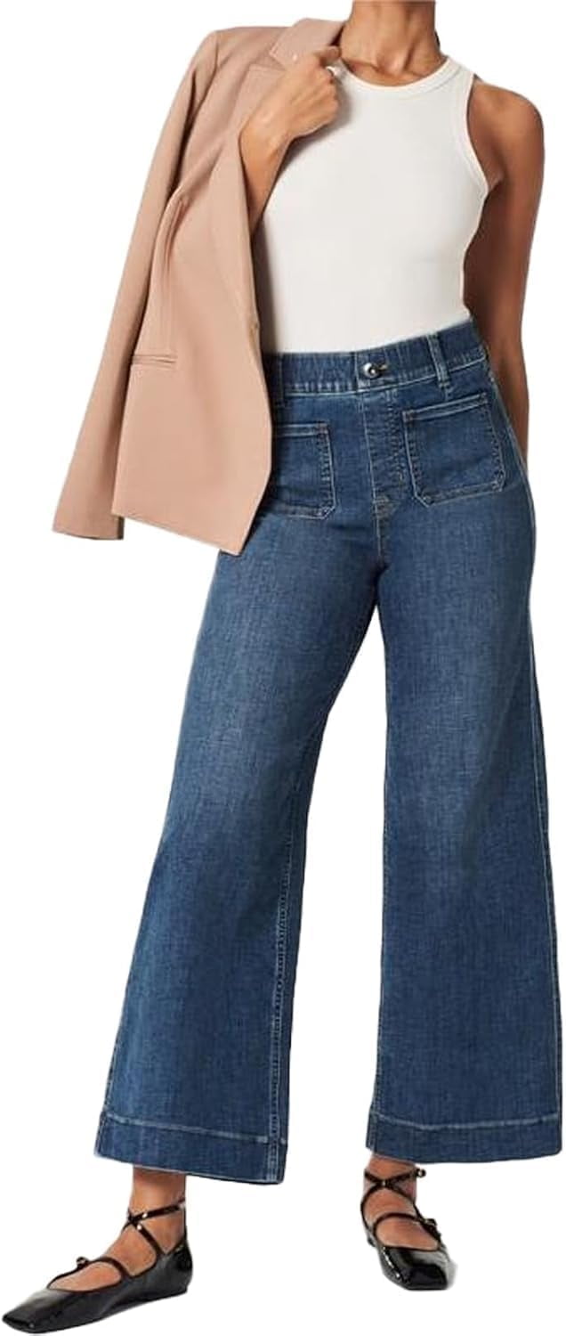 Fangbe Obormi Cropped Jeans, Obormi Tummy Control Cropped Wide-Leg ...