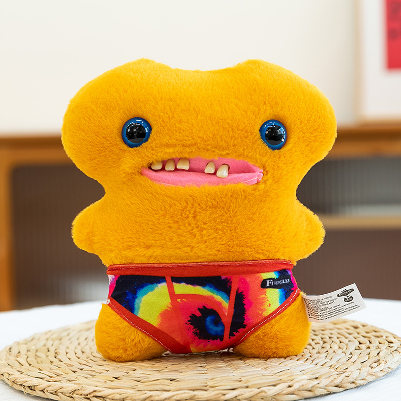 Fanged Monster Plush Toy, Cute Soft Stuffed Monster Doll, Adorable ...