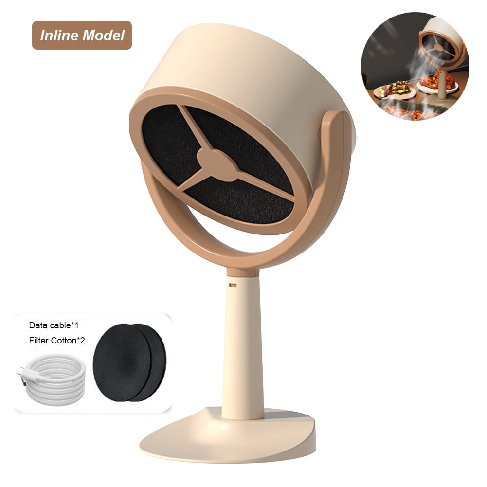 Fangji Mini Desktop Range Hood Extractor Exhaust Fan Smoke Absorber ...