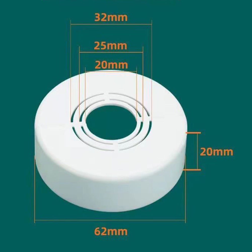 Fangkenuo Wall Split Flange Water Pipe Cover Decoration Black Pipe ...