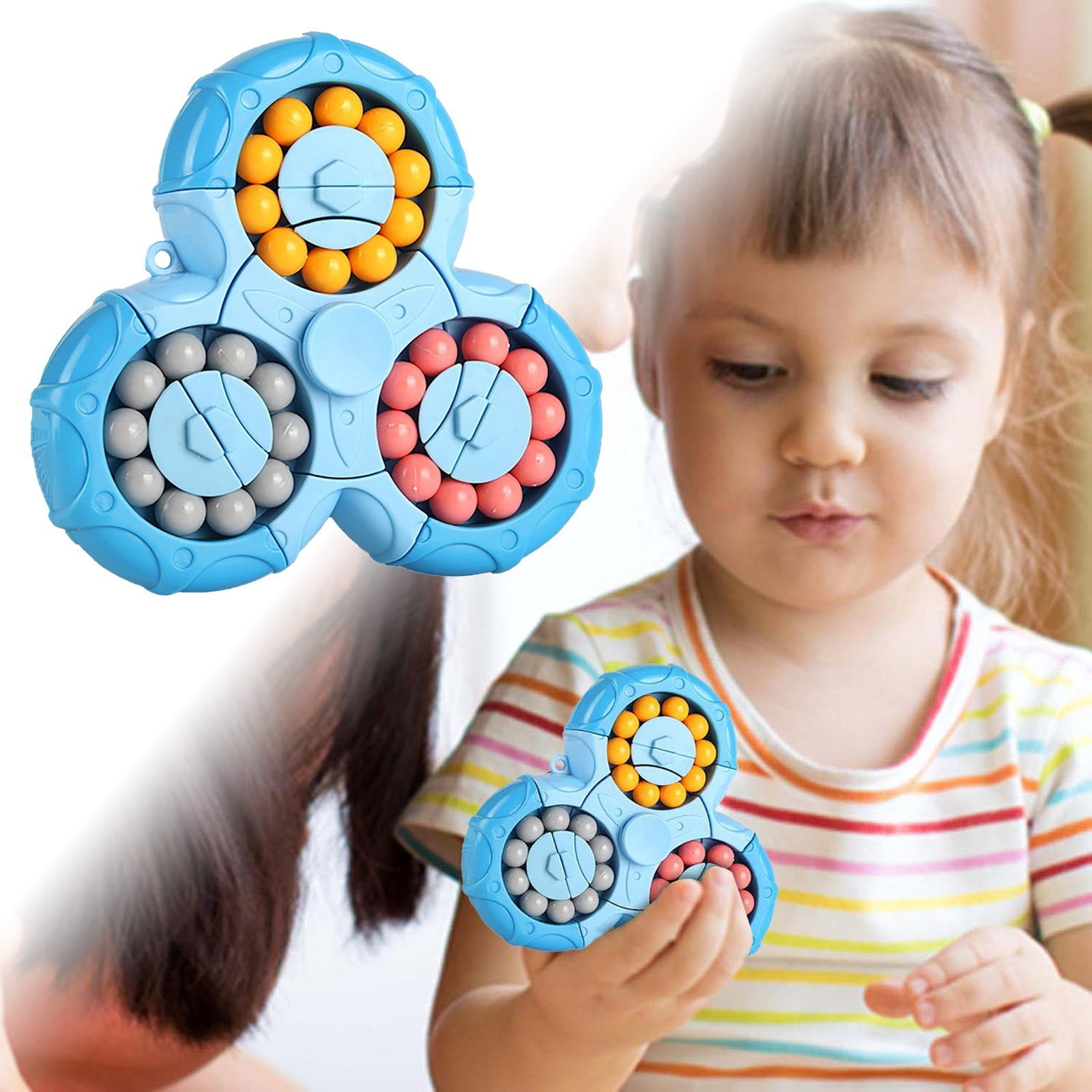 Fanglonggg 2 In 1 Cube / Kids Intelligence Toy Six Stress Puzzle Mini ...