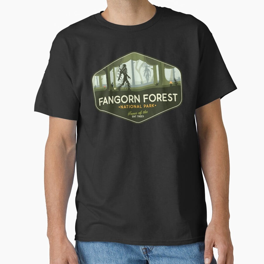 Fangorn Forest National Park Home Of The Ent Trees Shirt, Casual ...