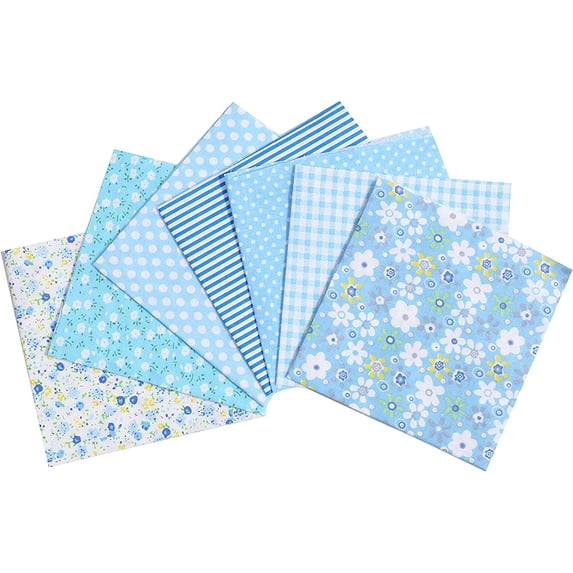 Fangsheng Fat Quarters Fabric Bundles, 7 Pcs Cotton Precut Quilting ...