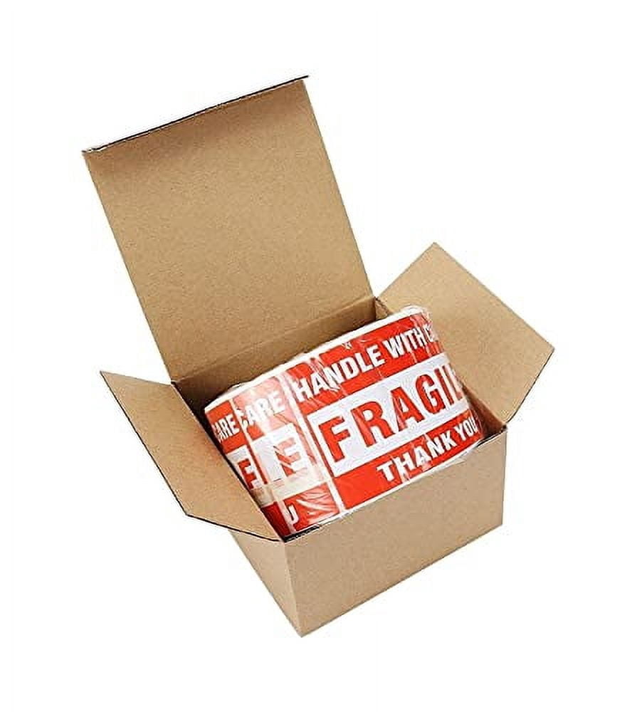 Fangtech 500 Fragile Stickers 20 Rolls 3 x 5 Inch Fragile - Handle with ...