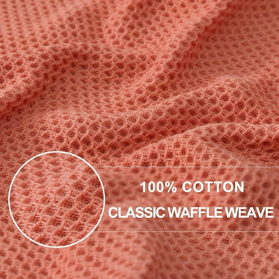 Fanhua-100% Cotton Waffle Weave Kitchen Dish Cloths, Ultra Soft ...