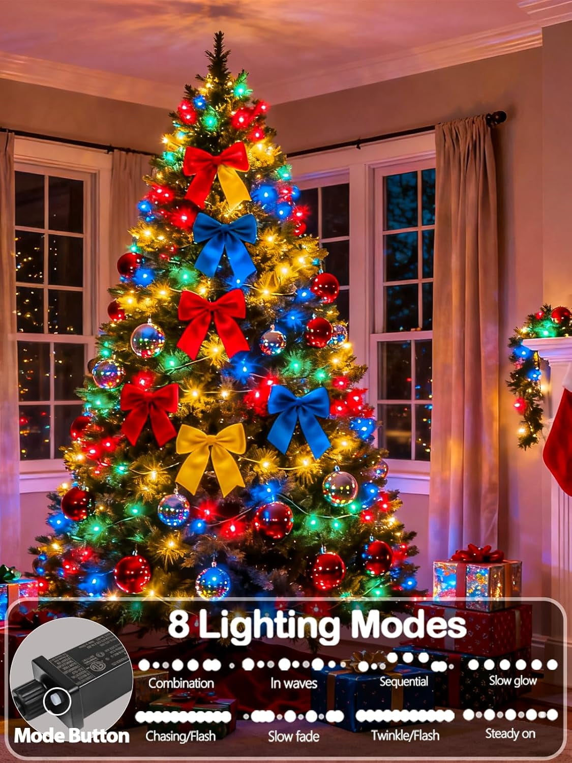 Fanhua-33 FT 100 LED Christmas Decoration Indoor Outdoor, Connetable ...