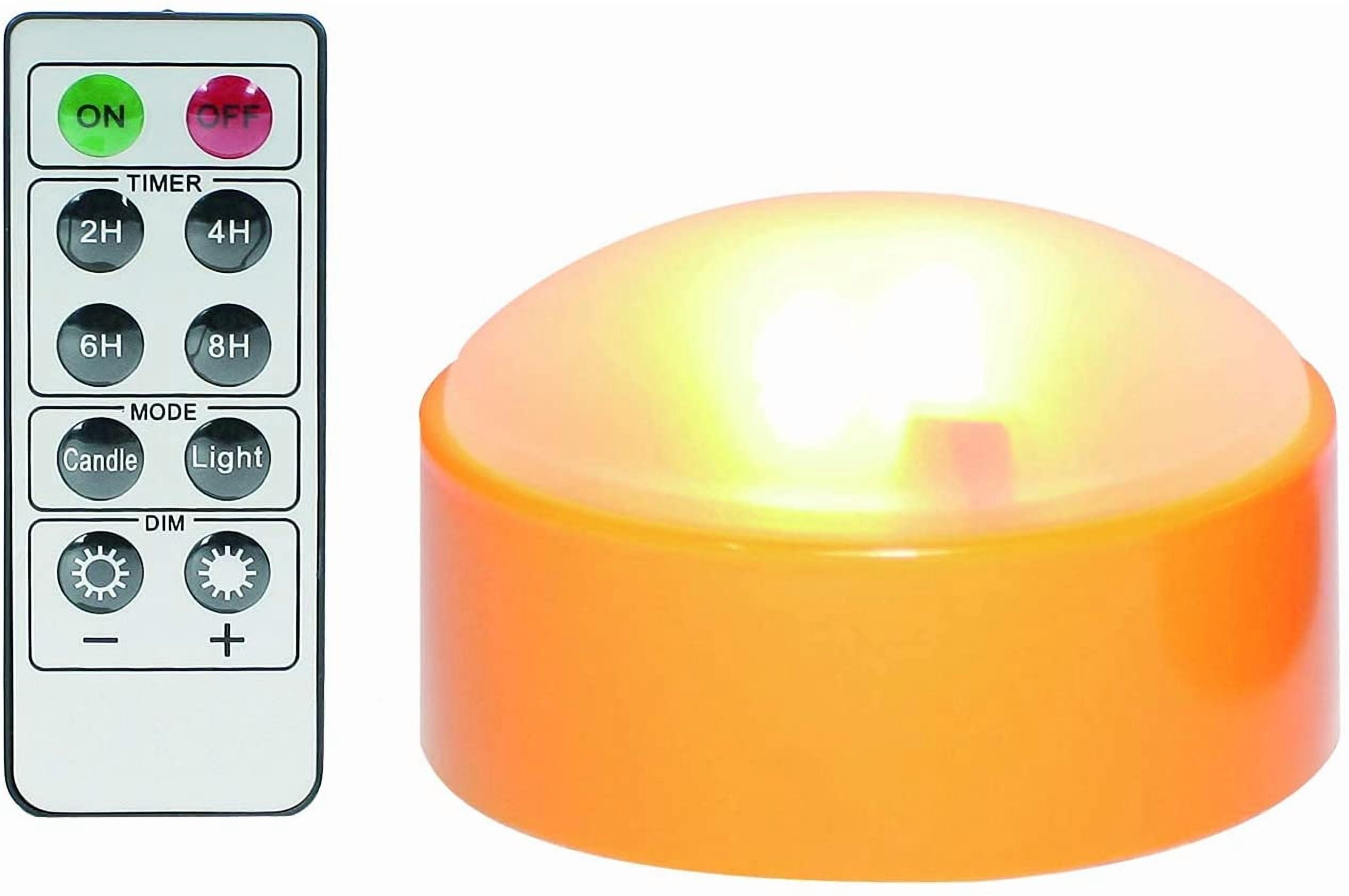 Fanhua-Battery Operated LED Pumpkin Light with Remote and Timer Bright ...