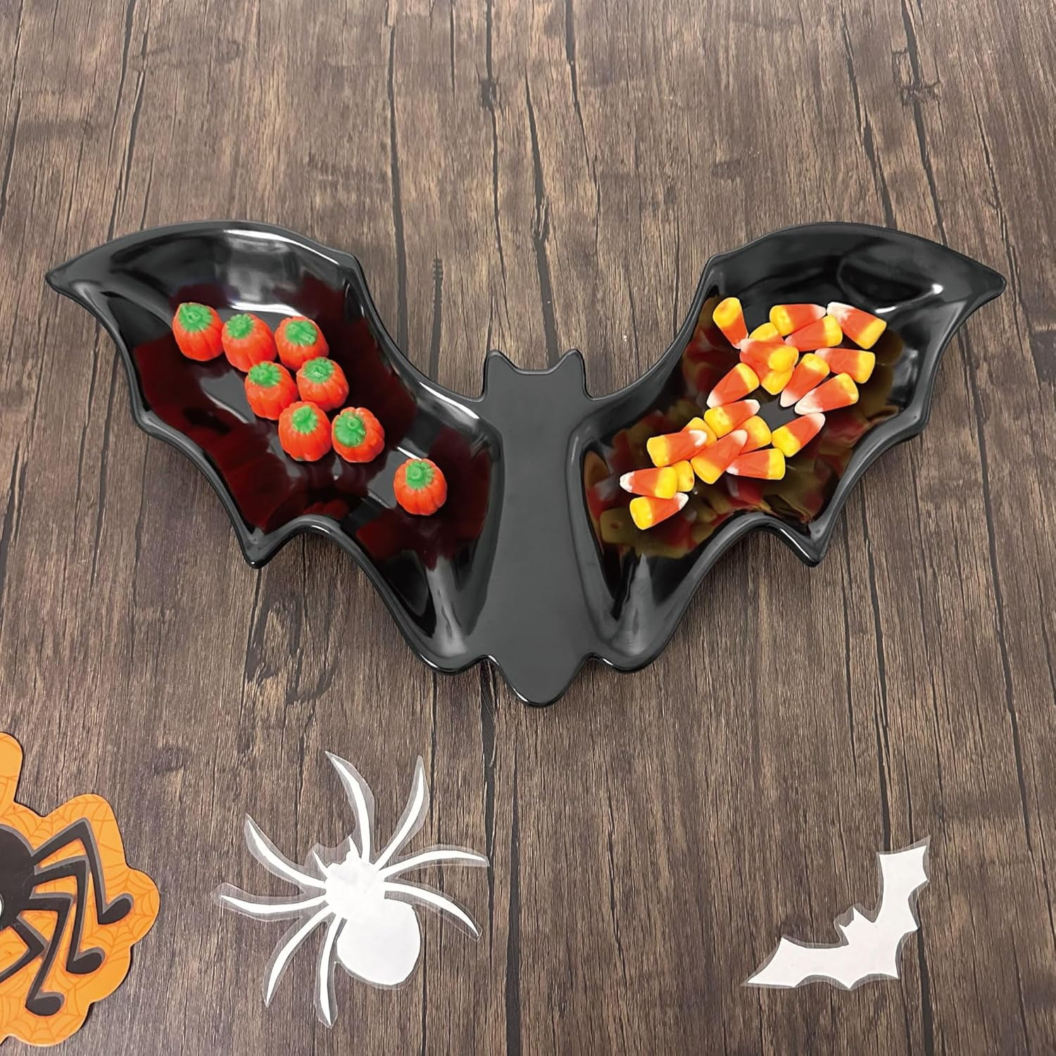 Fanhua-ware Bat Shaped Melamine Serving Platter, Halloween Party Tray ...