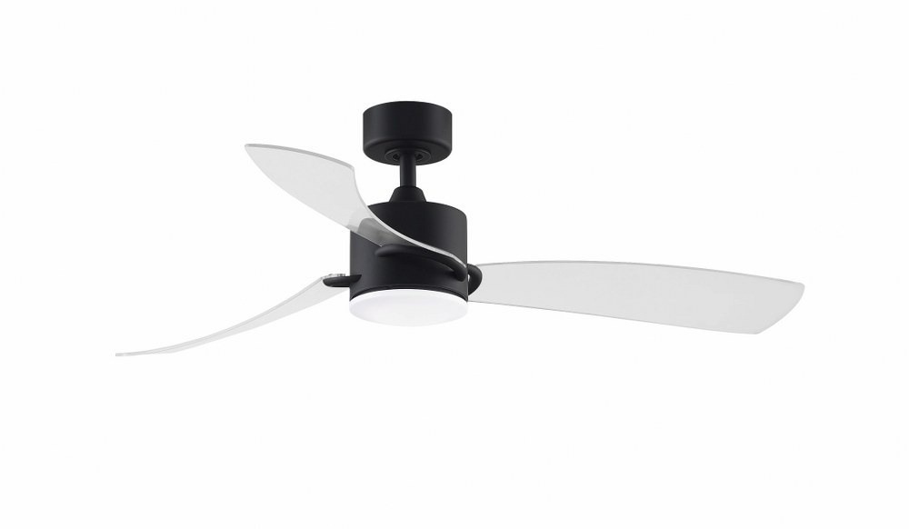 Fanimation Sculptaire 52" 3 Blade Indoor/Outdoor Ceiling Fan with Light ...