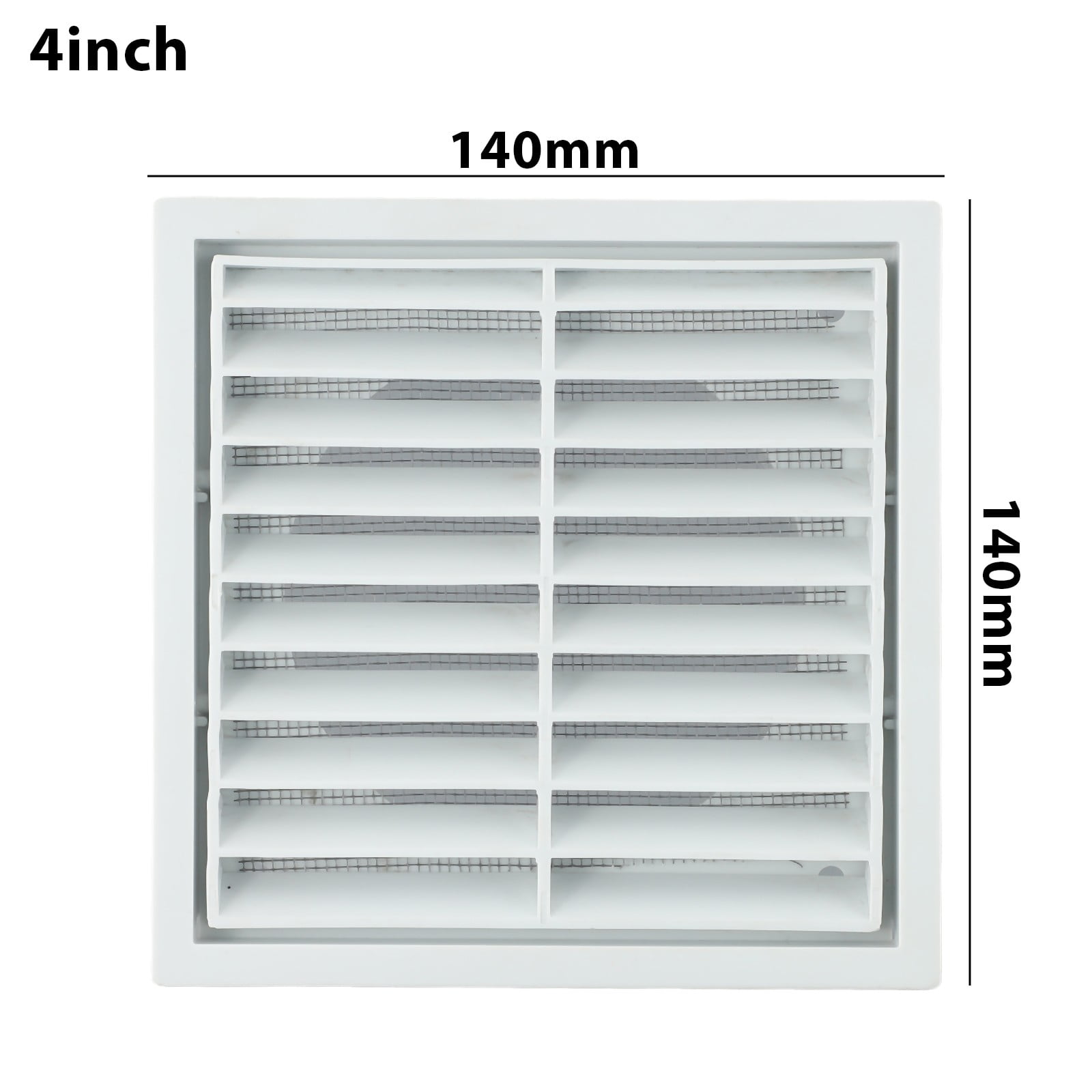 Fanjie 100/125/150Mm Air Ventilation Cover Louver Ducting Ceiling ...