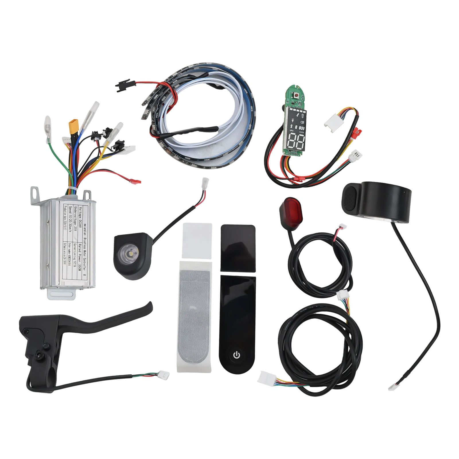 Fanjie 36V 350W Controller Dashboard Accelerator Scooter Replace Suit ...