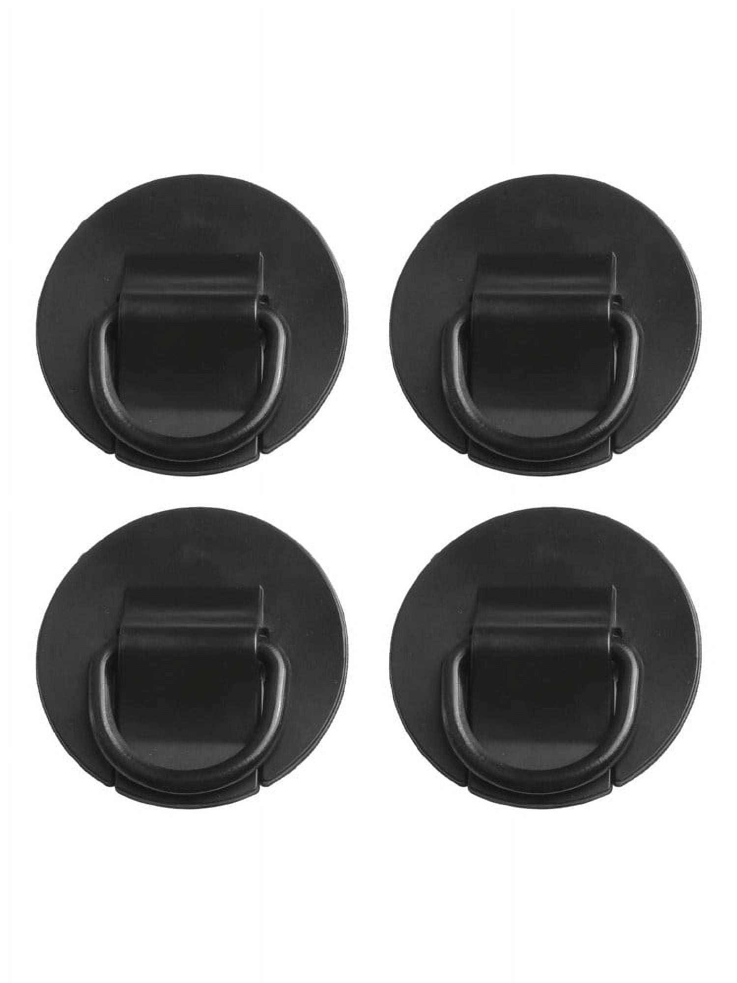 Fanjie 4 D-Ring Patches Patch D-Ring Patch 11G 4Pcs Set 6*6Cm Black White Pvc Inflatable Boats ...