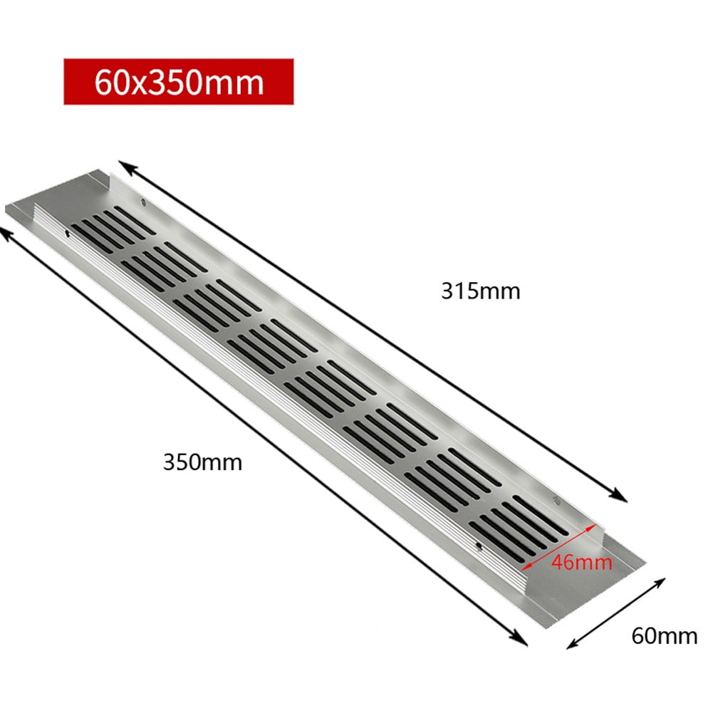 Fanjie 60Mm Wardrobe Ventilation Grille Aluminium Rectangular Cabinet ...