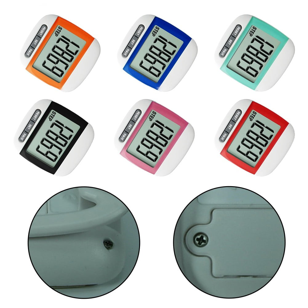 Fanjie Portable Step Counter With Large Display Clip On Waist Accurate ...