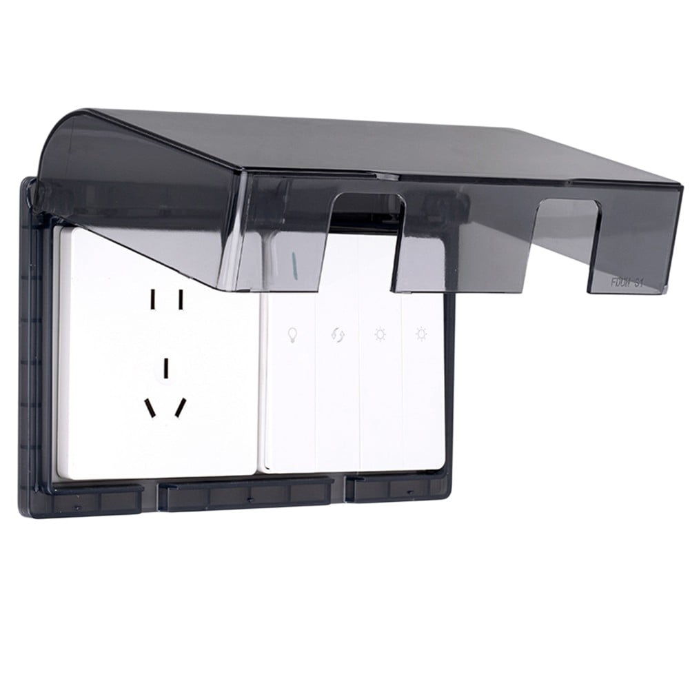 Fanjie Splash Resistant Bathroom Socket Cover Waterproof Wall Panel ...