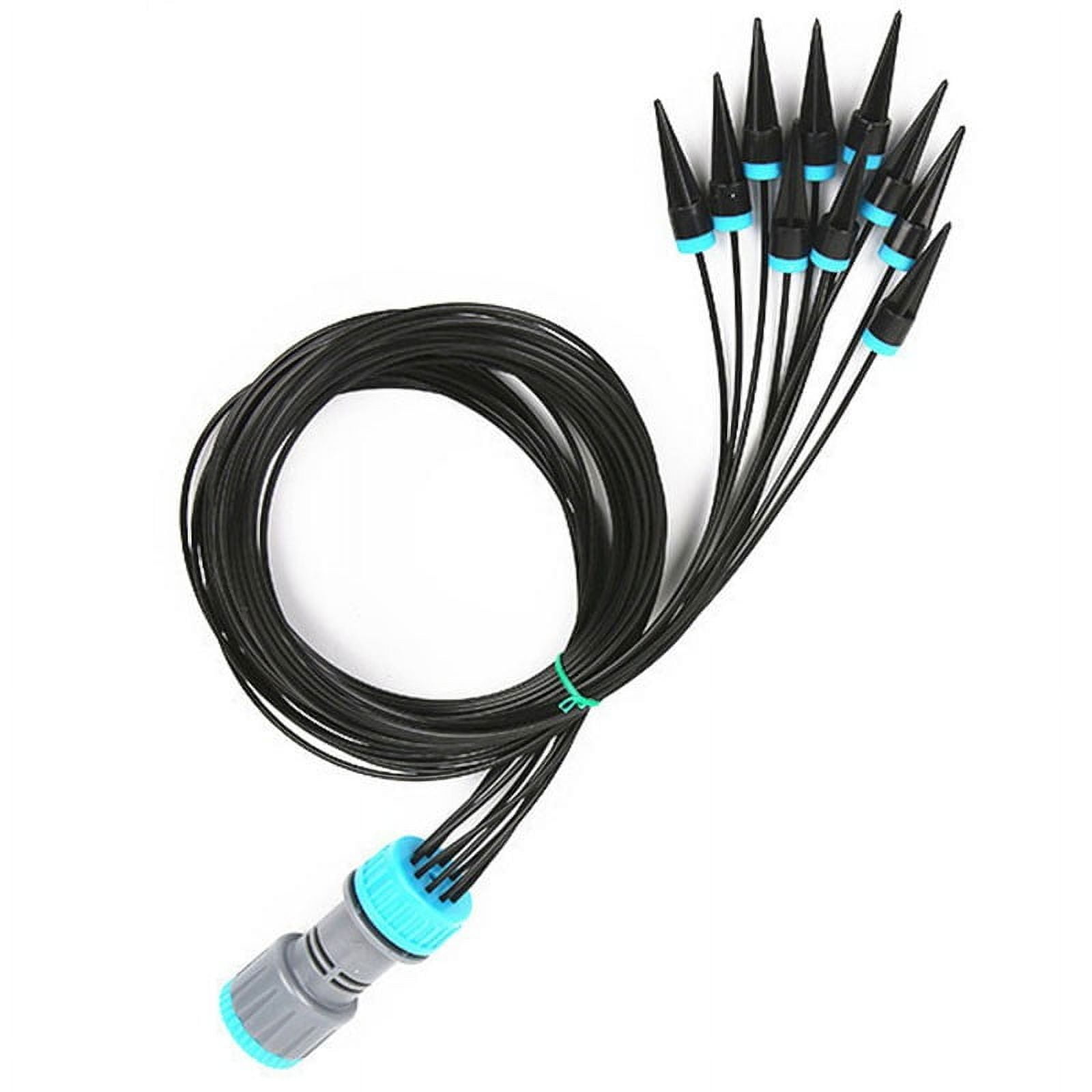 Fankenuo 10 Water Outlets 160cm Black Watering Sprinkler Lawn ...