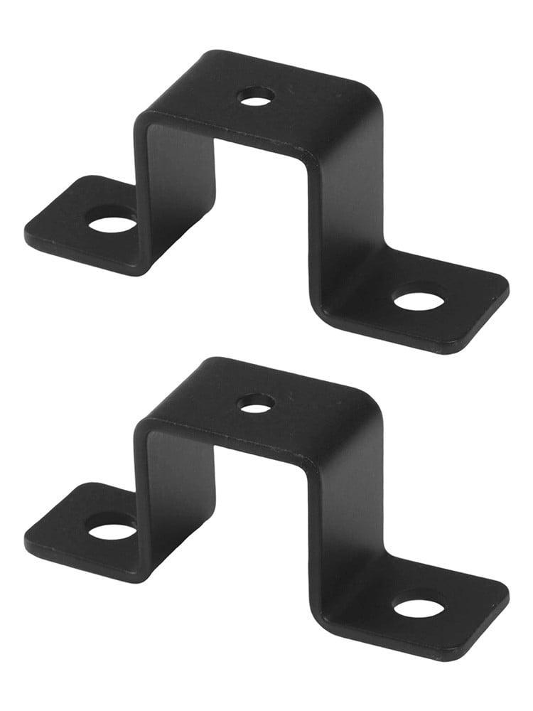 Fankenuo 2/4pc Black Strap Heavy Duty Wood Deck Fence Tie For Post U ...