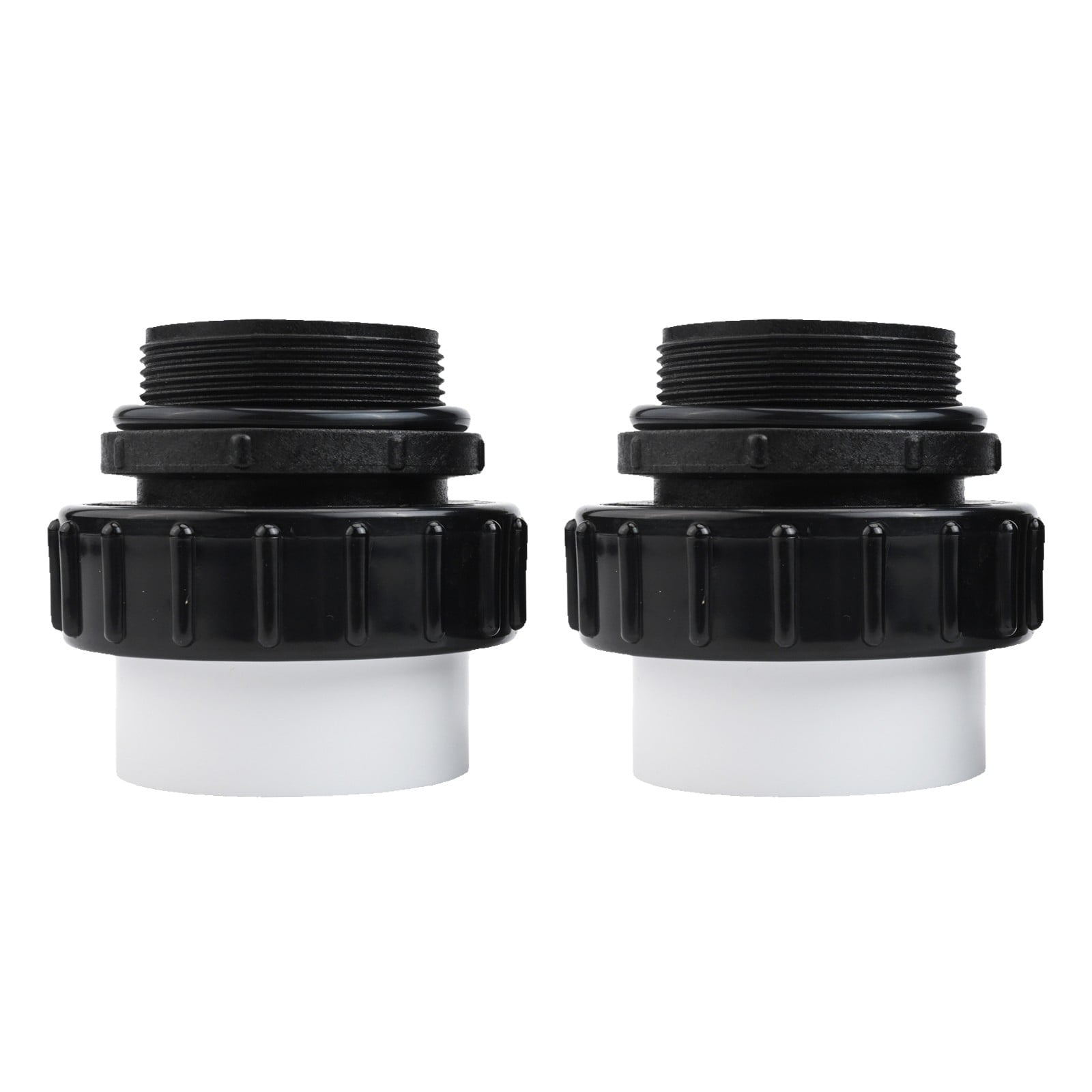 Fankenuo 2-Pack PVC Slip Joint 2-inch 2MIP x 2-inch Compatible with ...