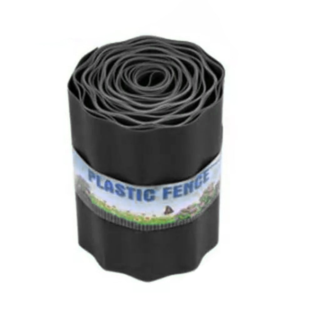 Fankenuo Garden Grass Lawn Edge Border Fence Path Flexible Lawn Edging Border Fence Black 15cm ...