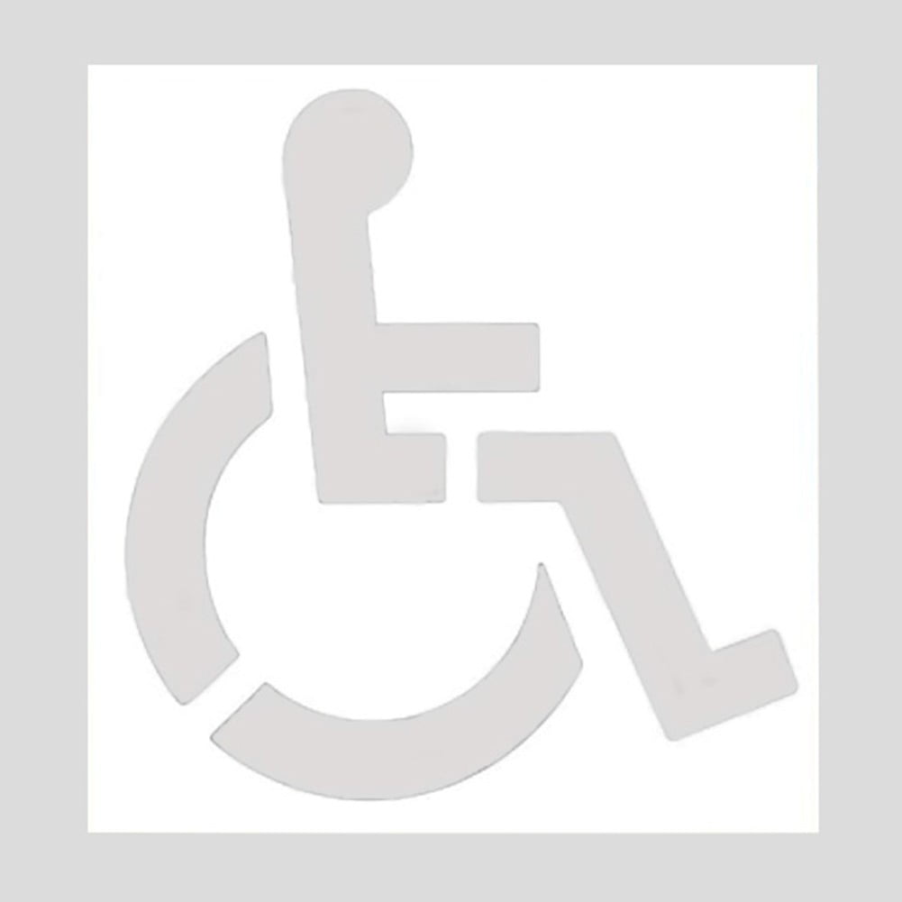 Fankenuo Reusable Silicone Stencil Disabled Parking Signage Easy To Use ...