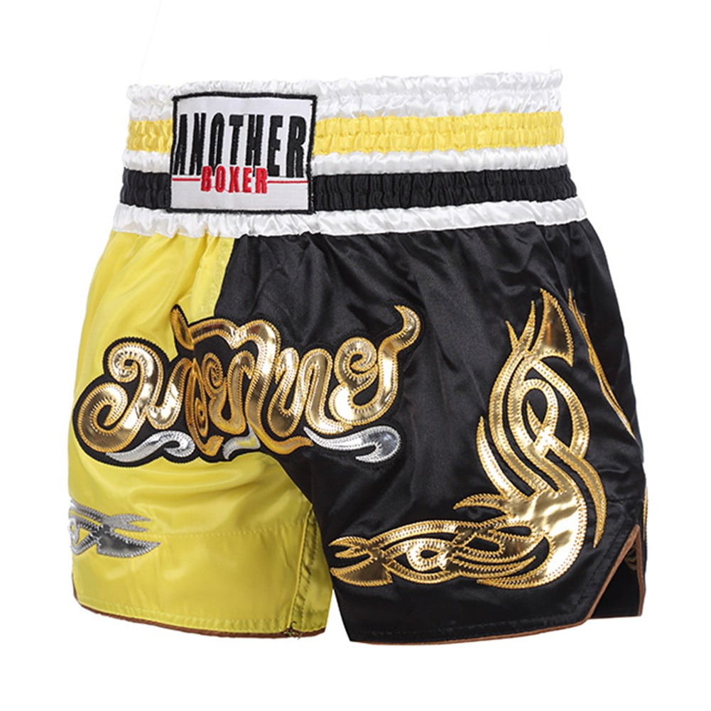 Fankenuo Unisex Boxing Shorts MMA Muay Thai Training Trunks Fitness ...