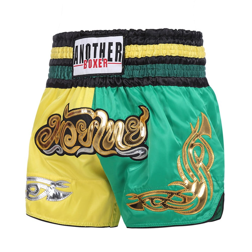 Fankenuo Unisex Boxing Shorts MMA Muay Thai Training Trunks Fitness ...