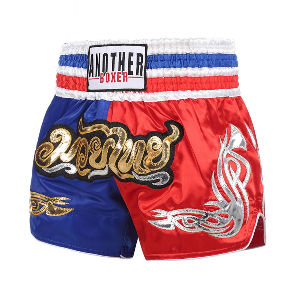 Fankenuo Unisex Boxing Shorts MMA Muay Thai Training Trunks Fitness ...