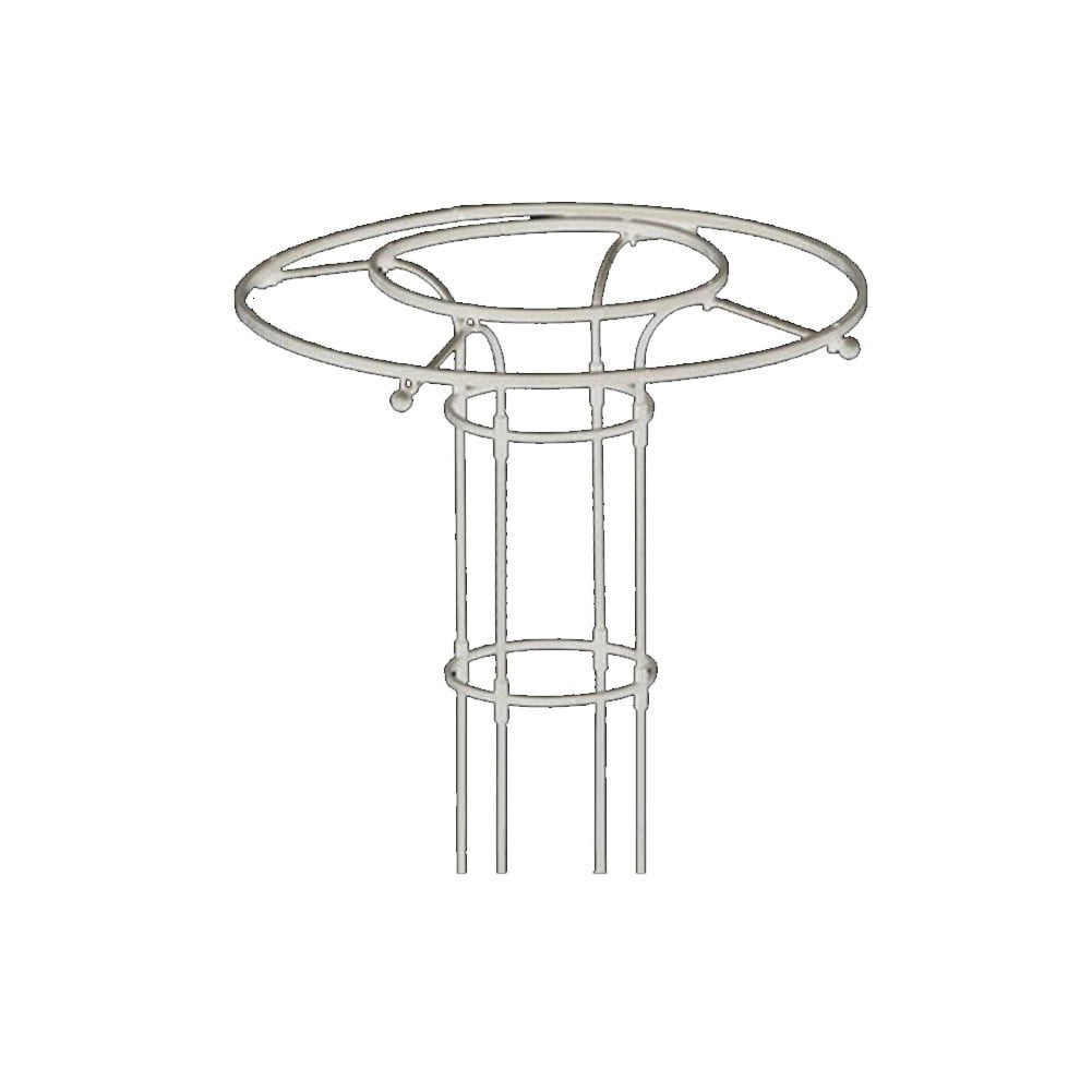 Fankenuo White Outdoor Climbing Plant Garden Grid Frame Arched Grid ...