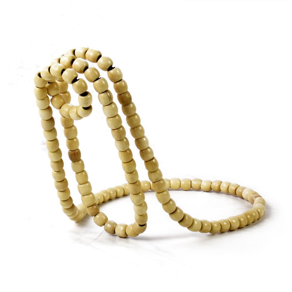 Fankiway Home Decor Artificial Wooden Bead Chain Floating Wine Rack ...