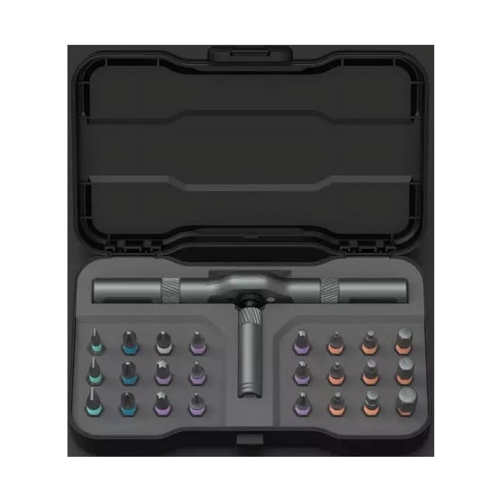 Fankiway Multi-purpose 24 in 1 Ratchet Wrench Screwdriver Magnetic Bits ...