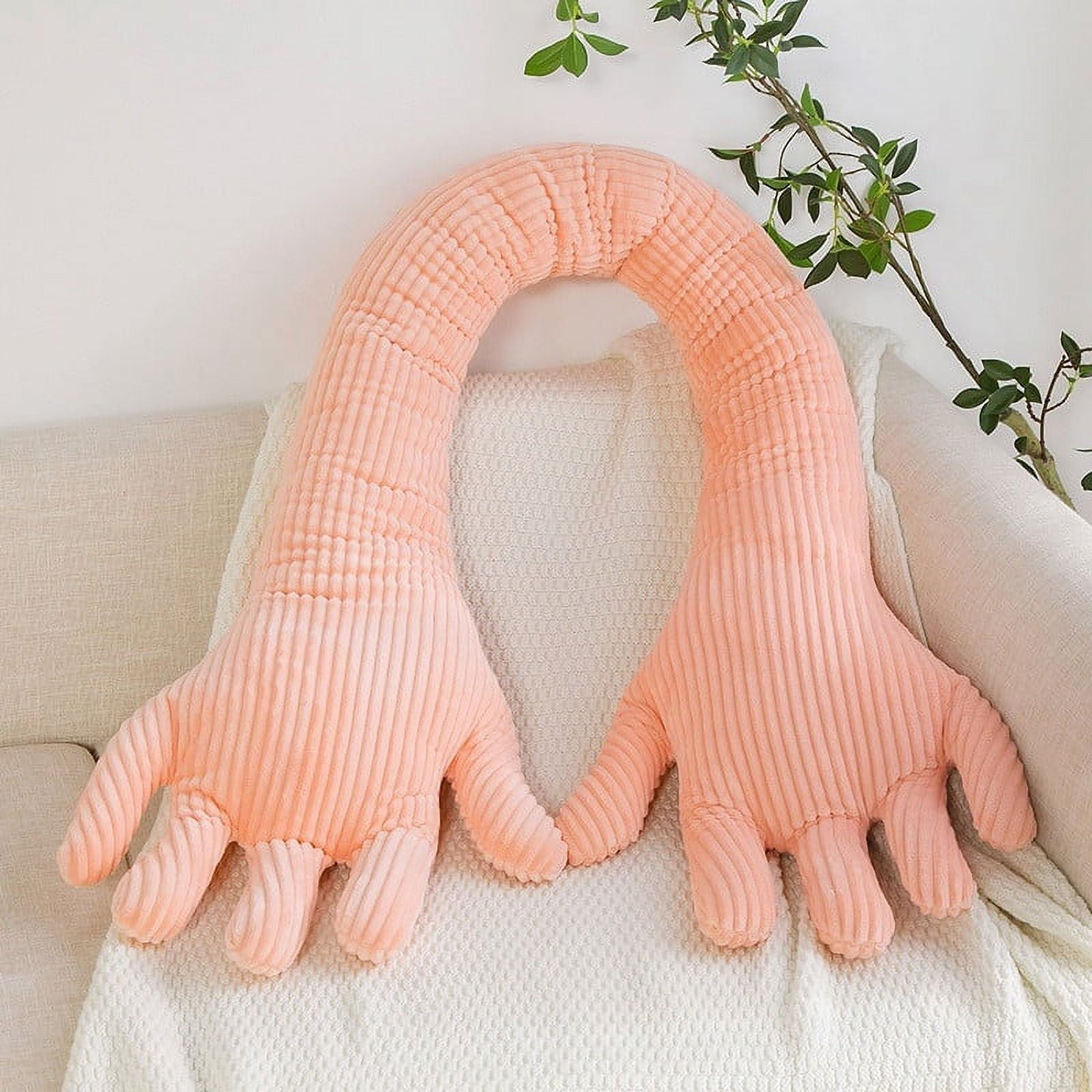 Fankiway Soft Cute Large Hands Plush Palms Shape Toy Pillow, Long Hand ...