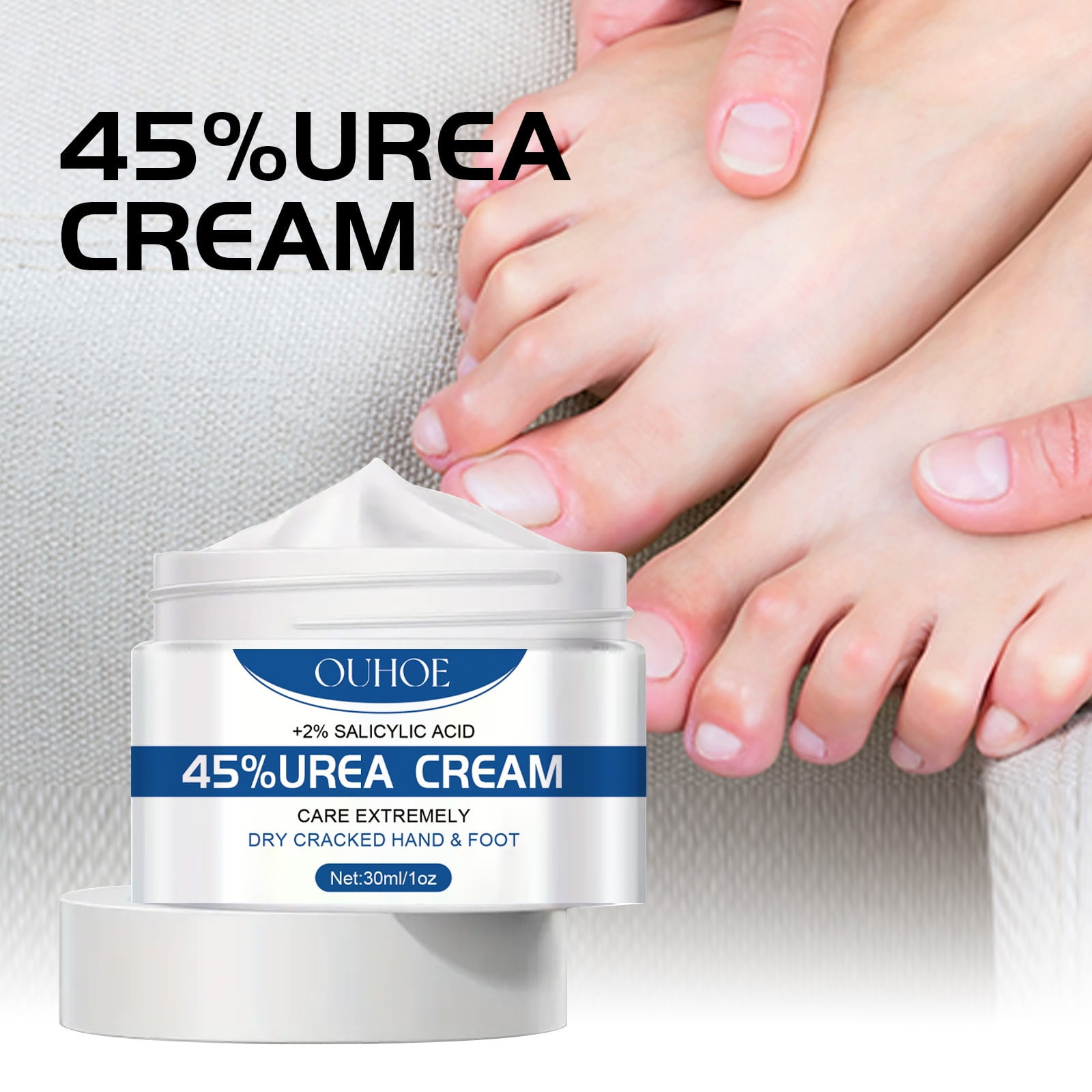 Fankiway Urea Cream 45 Percent for Feet, Repair Dry Cracked Feet Elbows ...