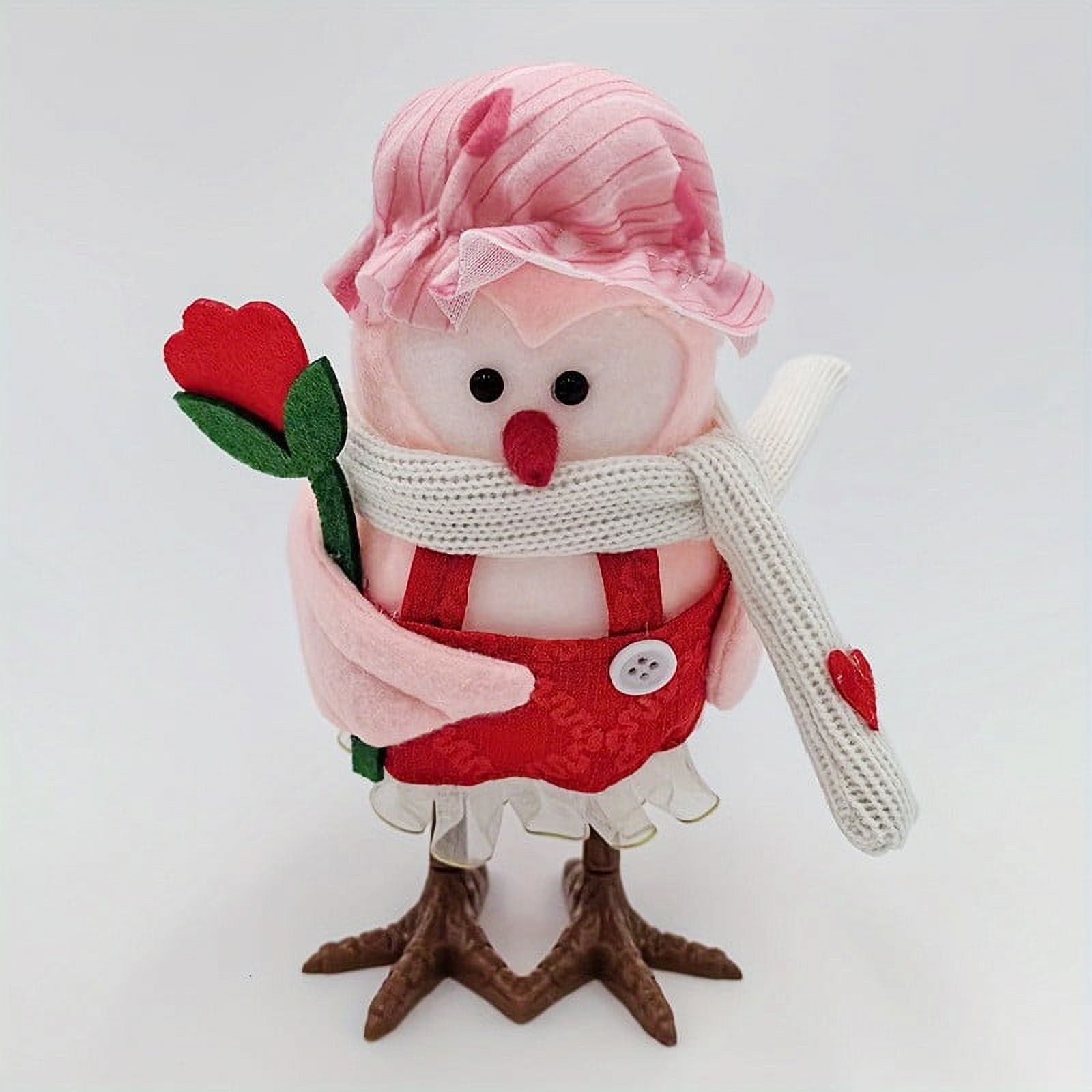 Fankiway Valentine‘s Day Plush Doll Birds, Cute Plush Birds Doll with ...