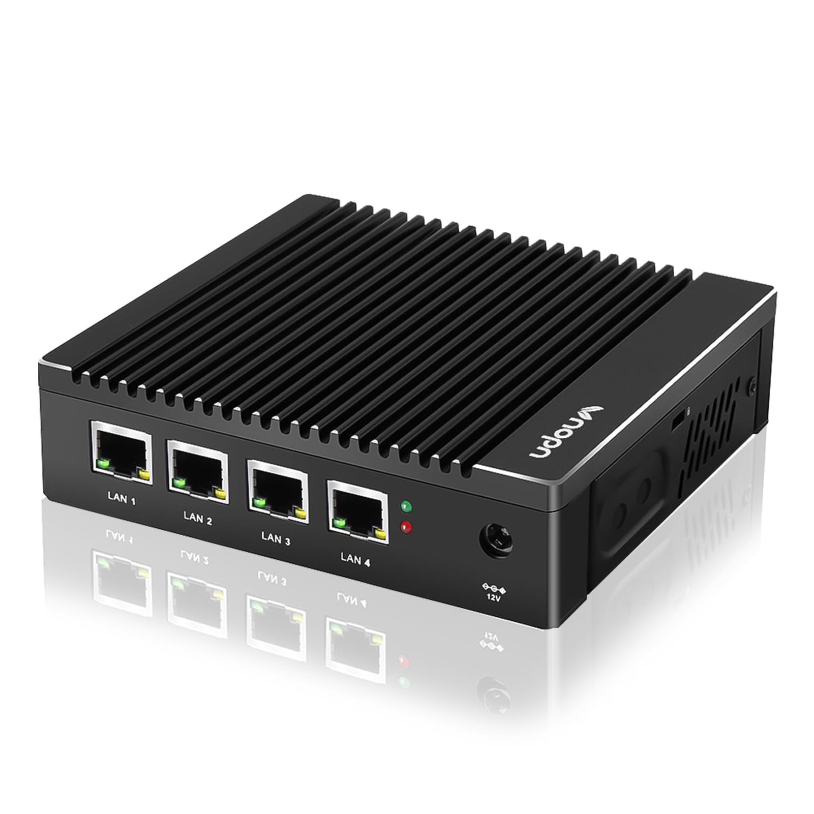 Fanless Micro Firewall Appliance Intel J4125 Quad Core, 4 Intel 2.5GbE ...