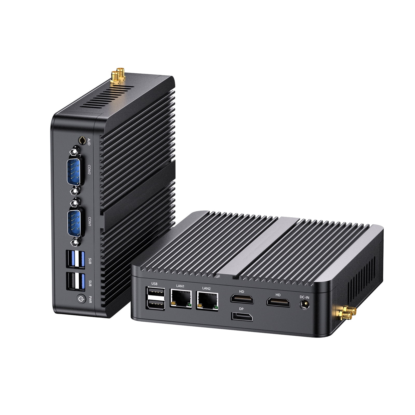 Fanless Mini PC,Industrial PC Windows 11 Pro,Mini Desktop Computer with ...