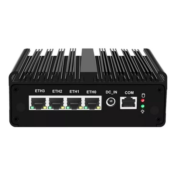 Fanless Mini PC N5105 with DDR4 M.2 Nvme 4*i226 2.5G LAN , 2*USB2.0, 2 ...