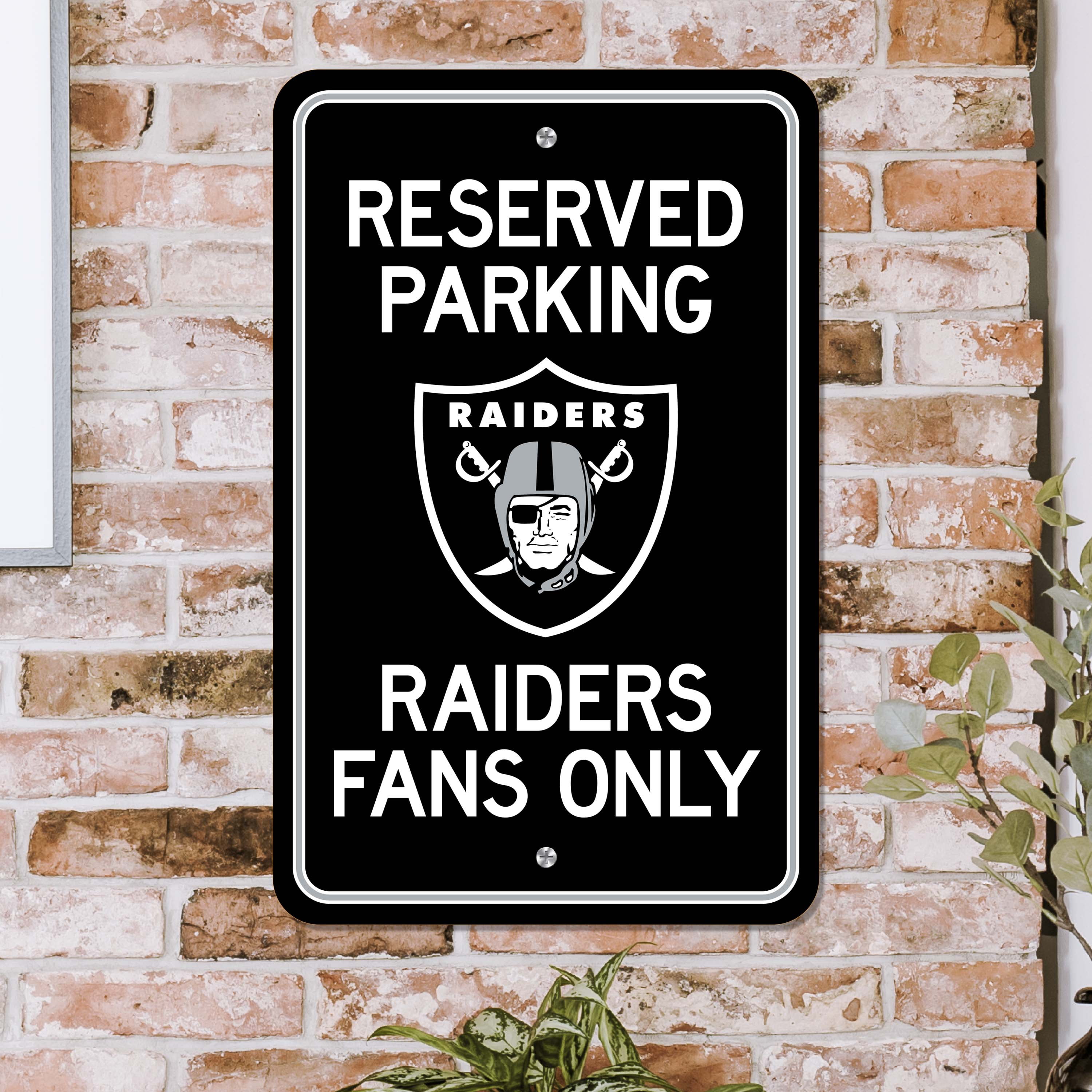 Fanmats NFL Las Vegas Raiders Plastic Sign - Walmart.com