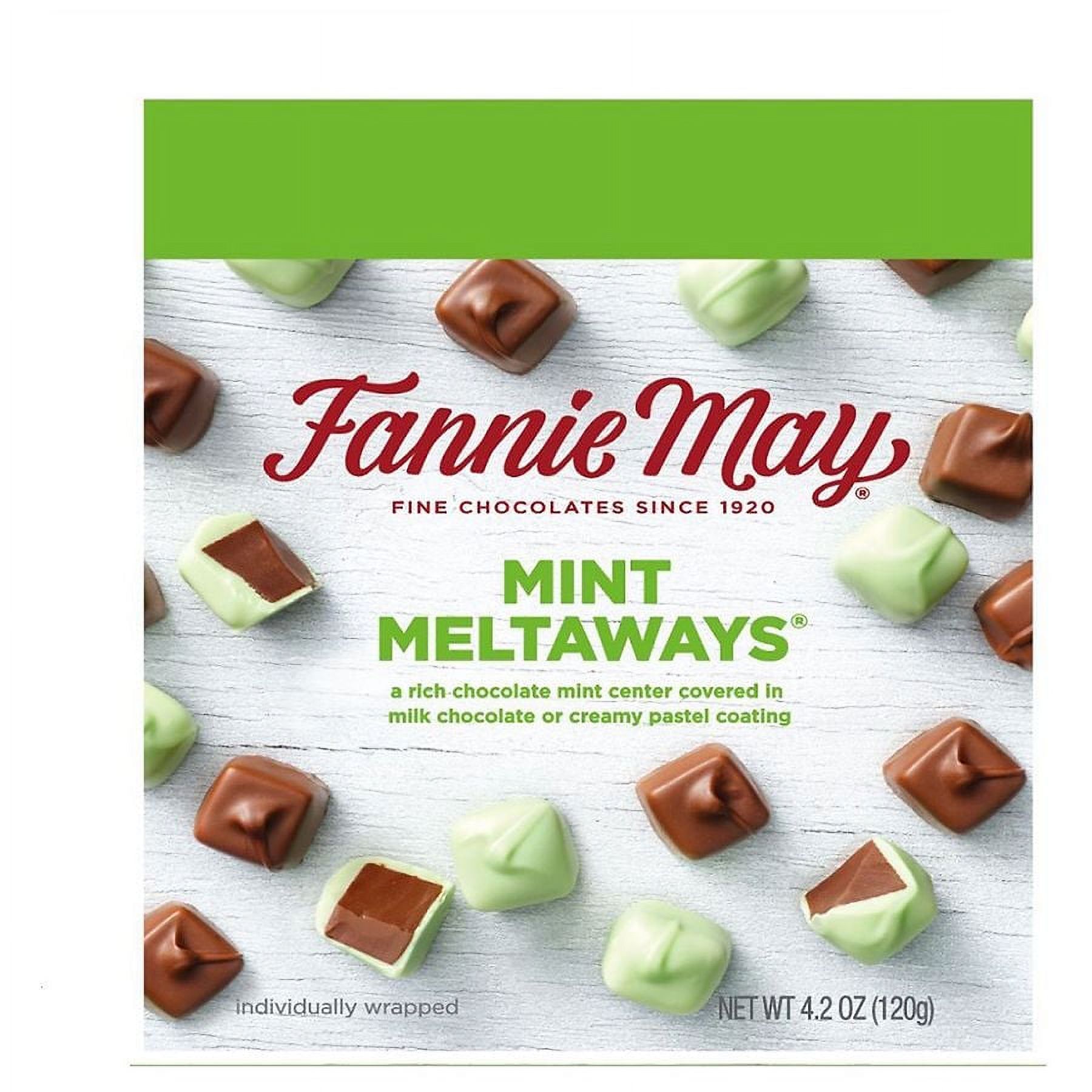 Fannie May Mint Meltaways Candy, 4.2 oz - Walmart.com