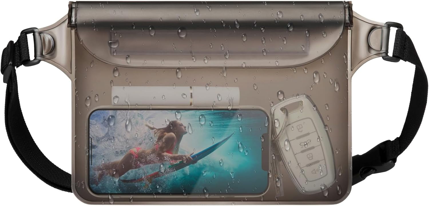 Fanny - Cruise Essentials 2025 - Pouch, Triple Zipper Roll- Dry Bag for ...