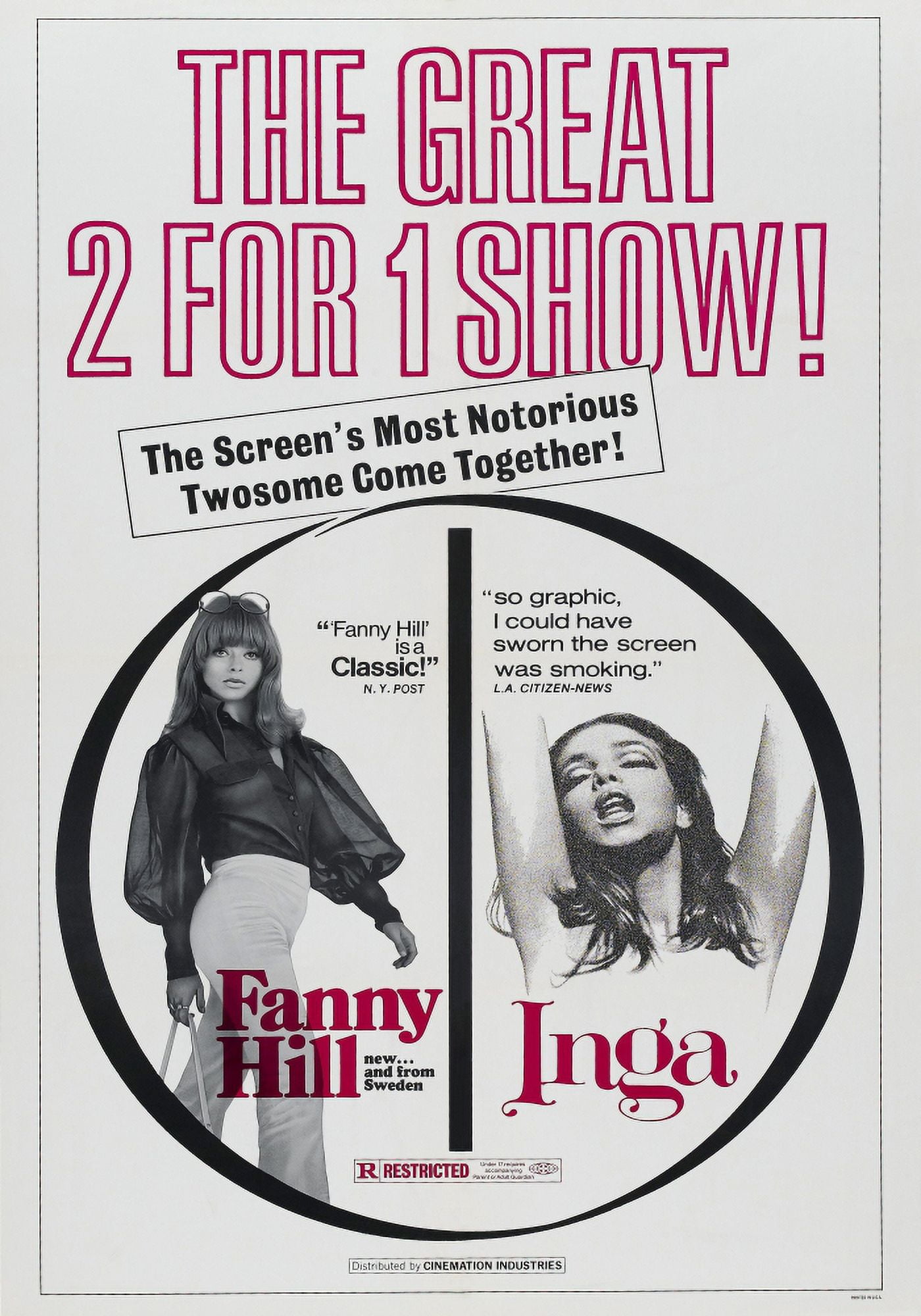 Fanny Hill Inga Swedish Poster From Left: Diana Kjaer Marie Liljedahl ...